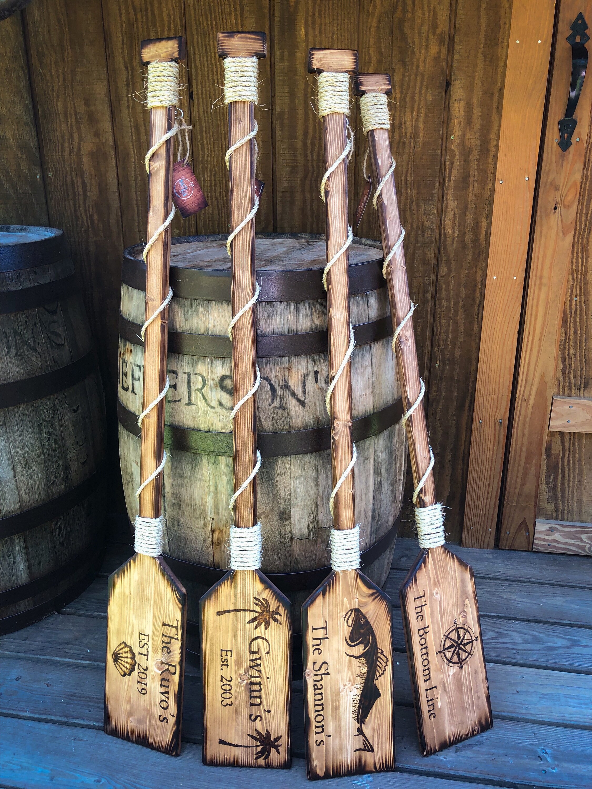 Nautical Paddle Decor-beach House, Lake House, Cabin and Personalized ...