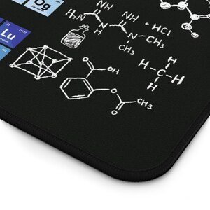 Periodic Table of Elements Desk Mat, Mousepad for Chemistry Students ...