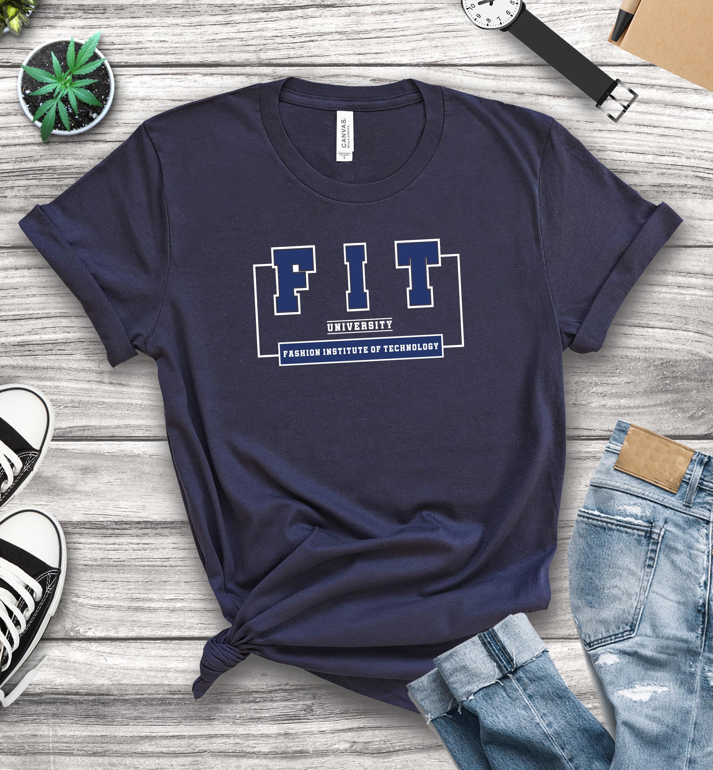 FIT Fashion Institute of Technology Unisex Shirt, University USA Tee ...