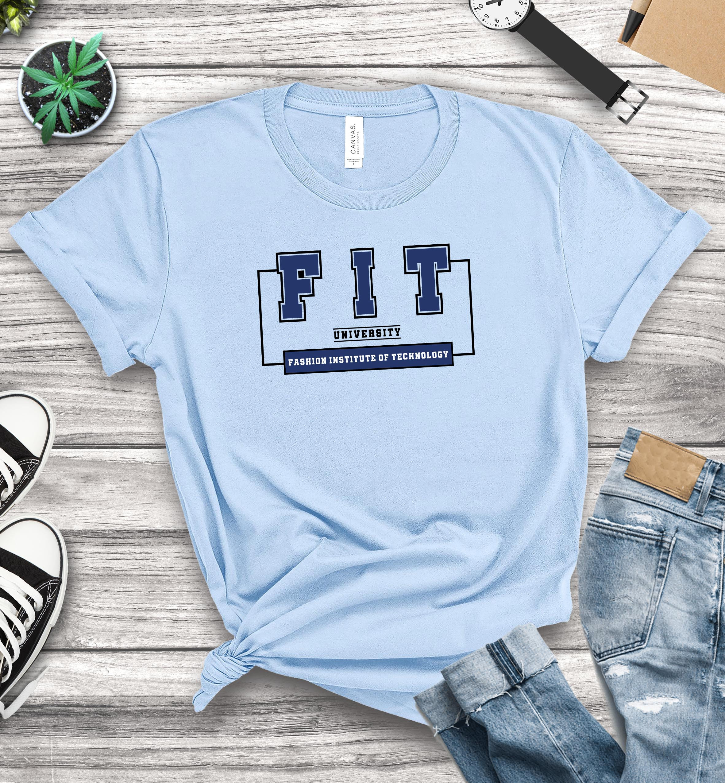FIT Fashion Institute of Technology Unisex Shirt, University USA Tee ...