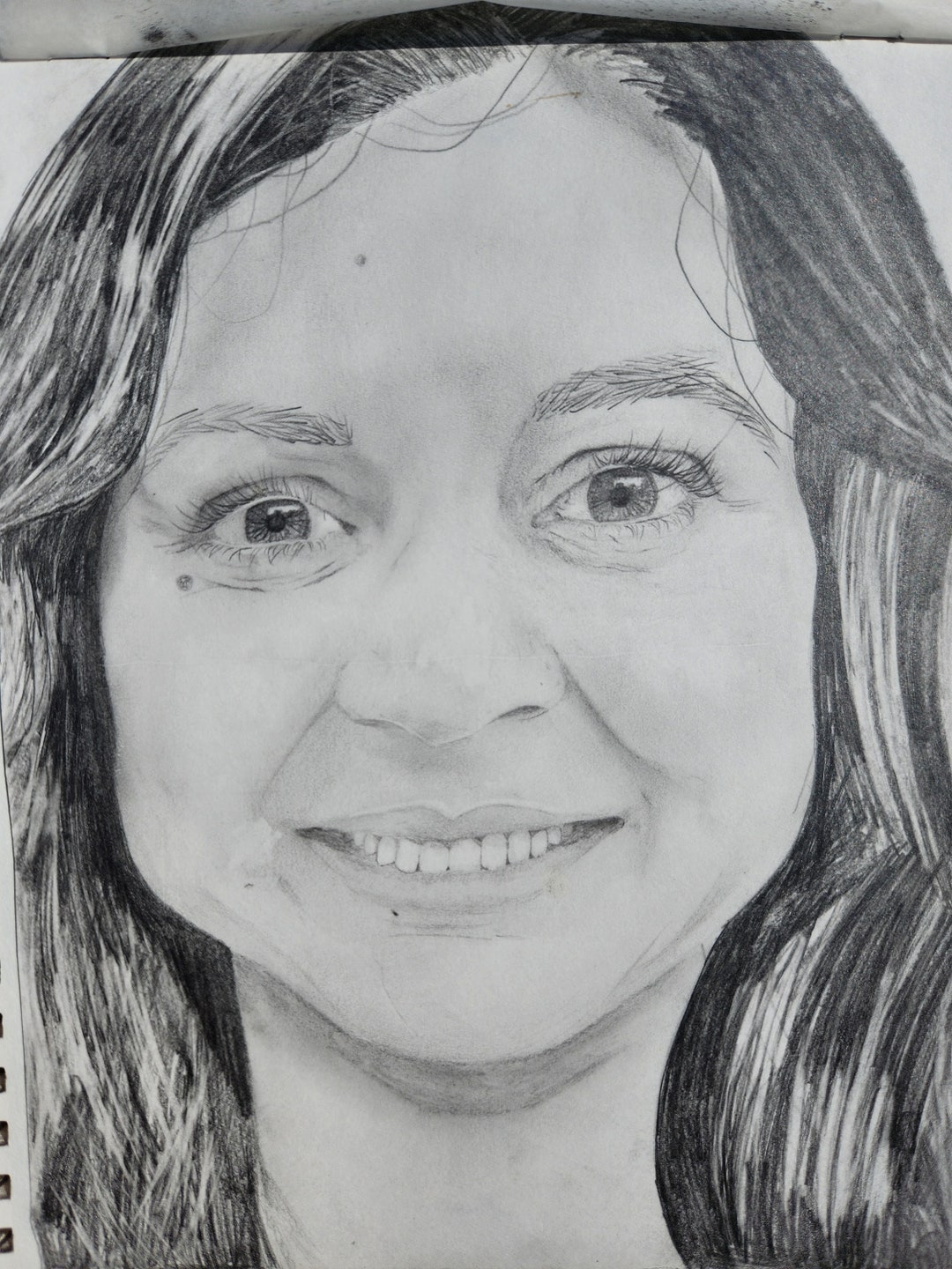 Custom Graphite Portrait - Etsy