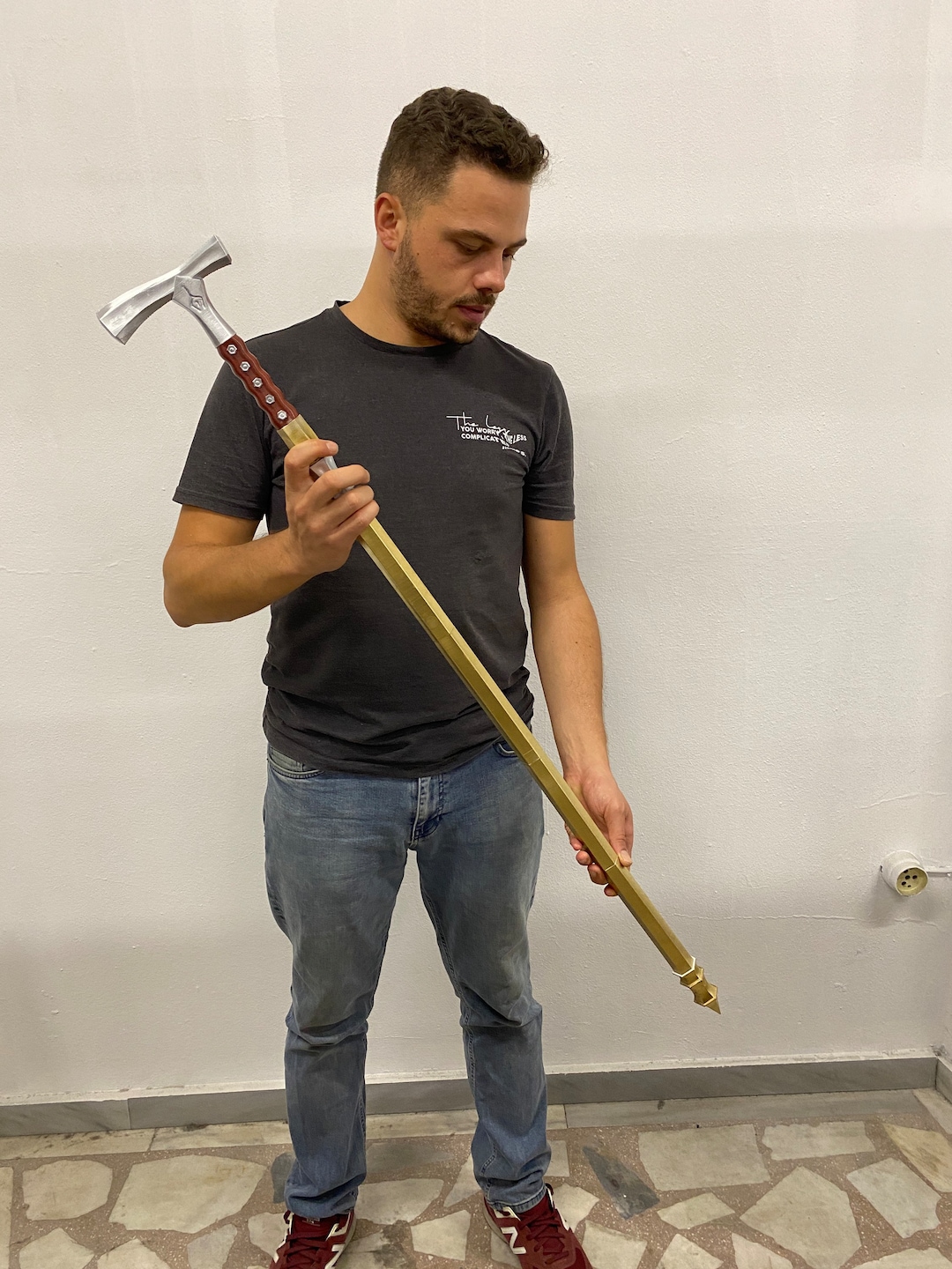 Threaded Cane From Bloodborne 3D Printed 113 Cm 44 Inc - Etsy Australia