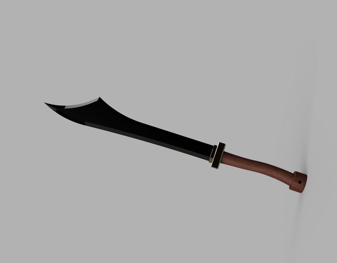 Megumi Fushiguro Jet-black Shadow Sword / Jujutsu Kaisen / for - Etsy