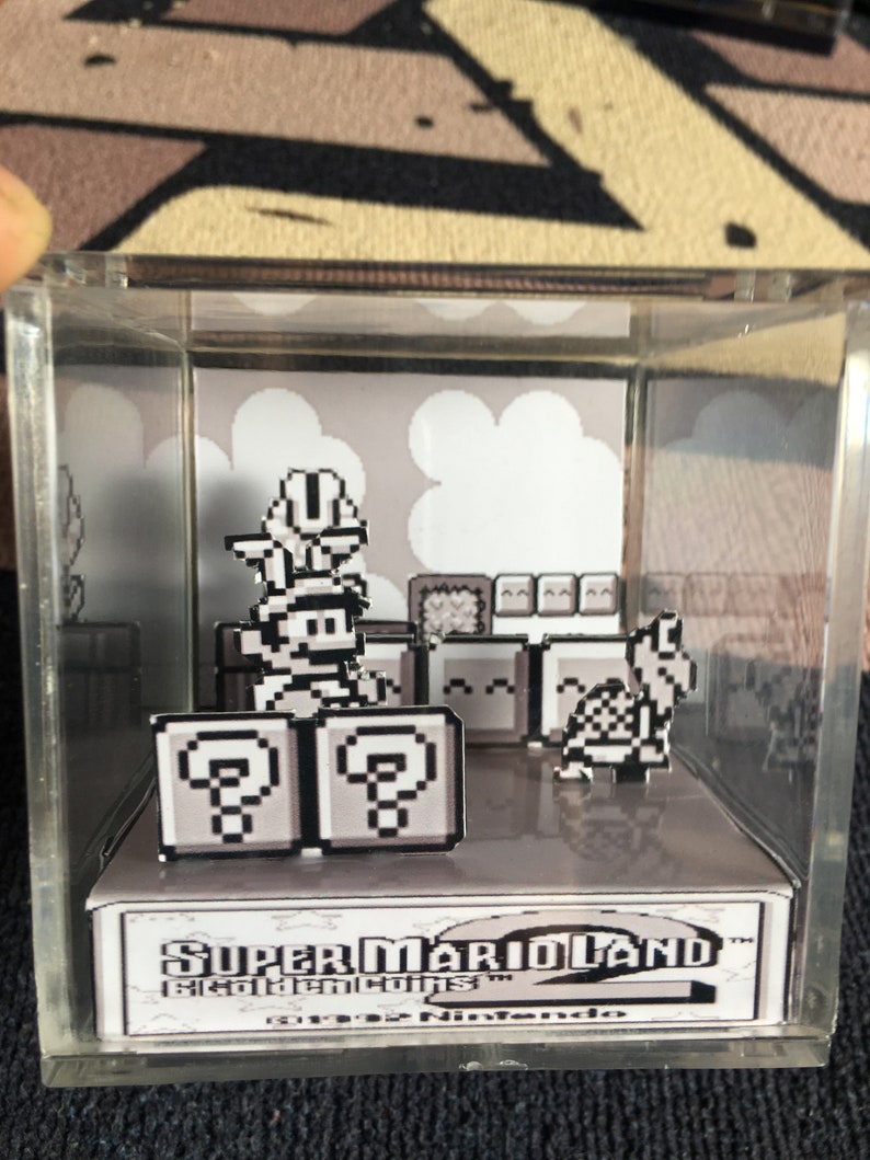 Super Mario Land 2 Diorama Cube - Etsy