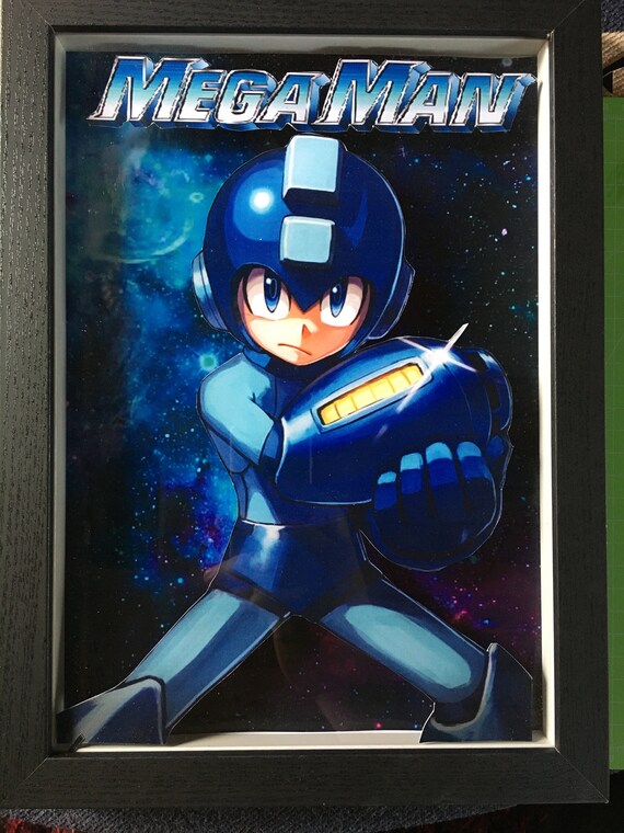 Megaman 3D Frame - Etsy