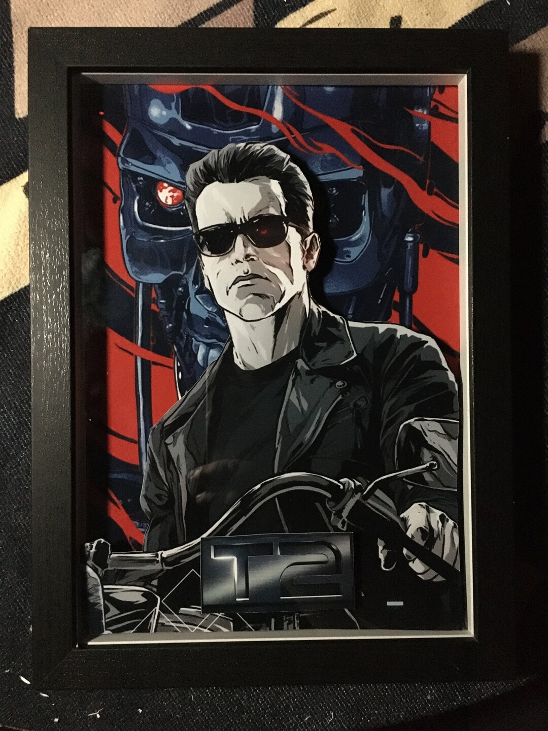 Terminator 2 3D Frame - Etsy UK