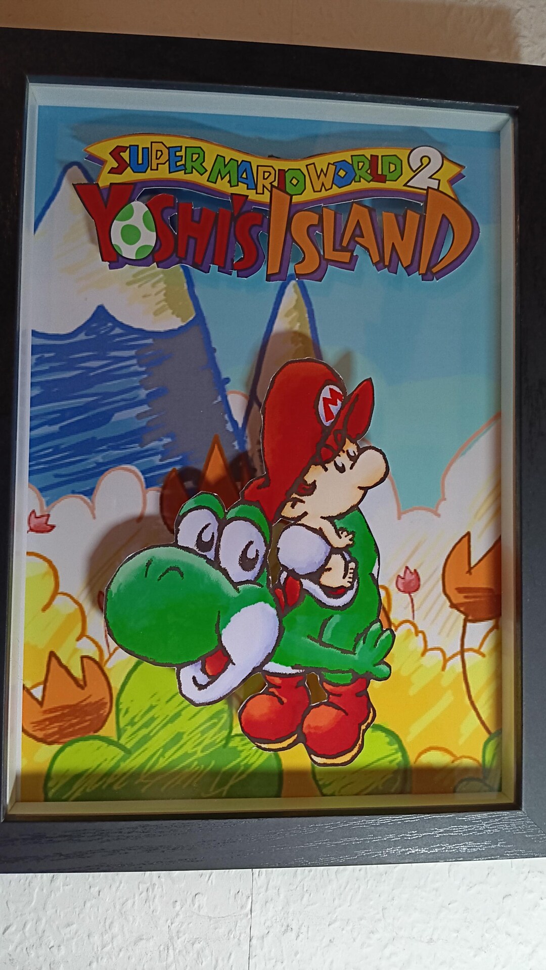 Yoshi Island 3D Frame - Etsy