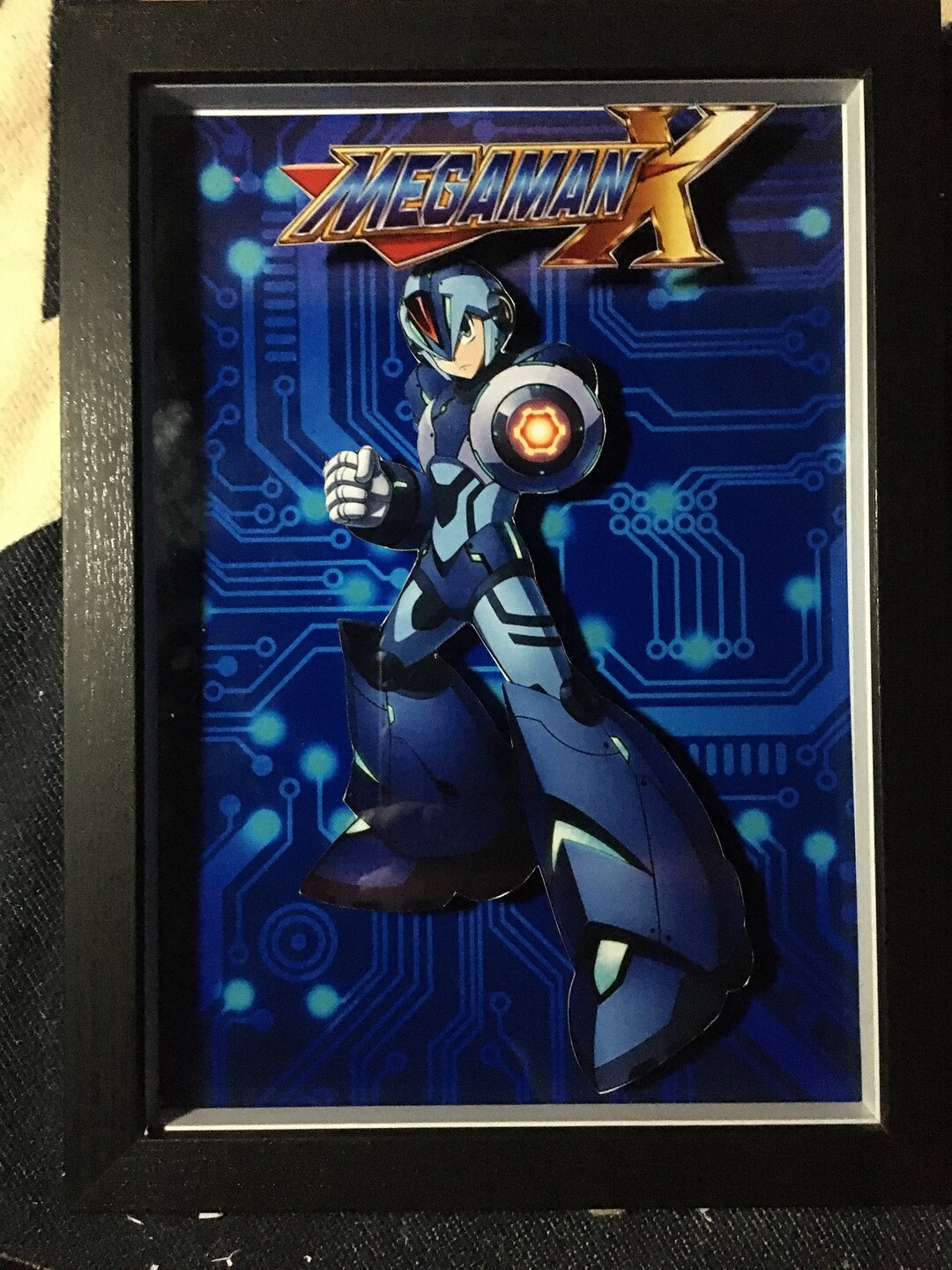 Megaman X - 3D Frame - Etsy
