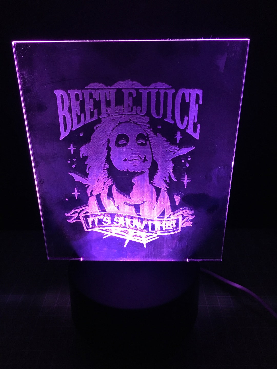 Beetlejuice - LED Lamp - Etsy