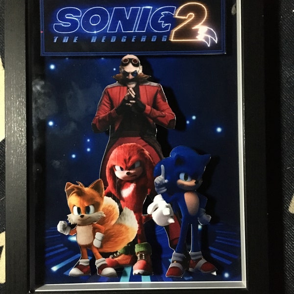 Sonic the Hedgehog Picture Frame - Etsy