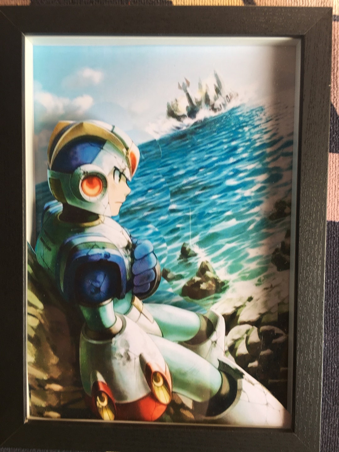 Megamanx Ends 3D Frame/frame - Etsy
