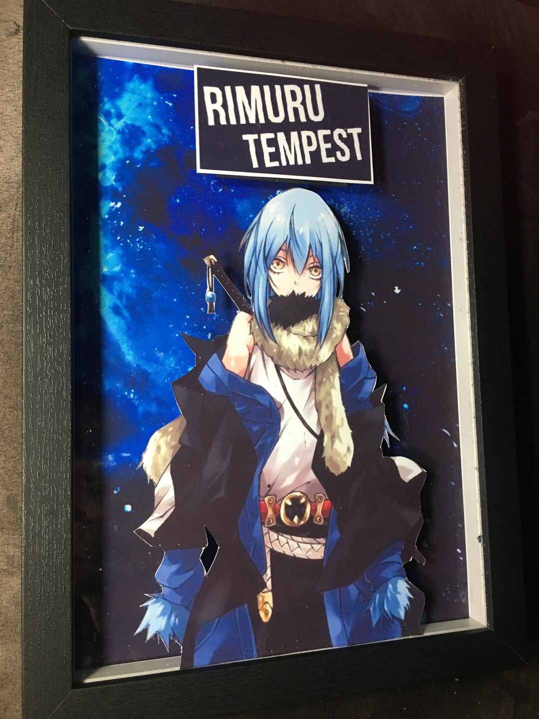 Rimuru Tempest 3D Frame/frame - Etsy Canada