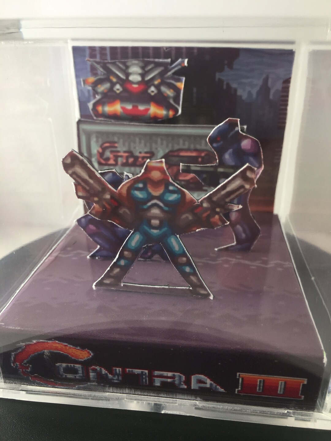 Contra 3 - Diorama Cube - Etsy