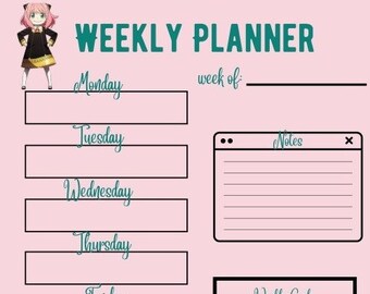 Anya Planner - Etsy