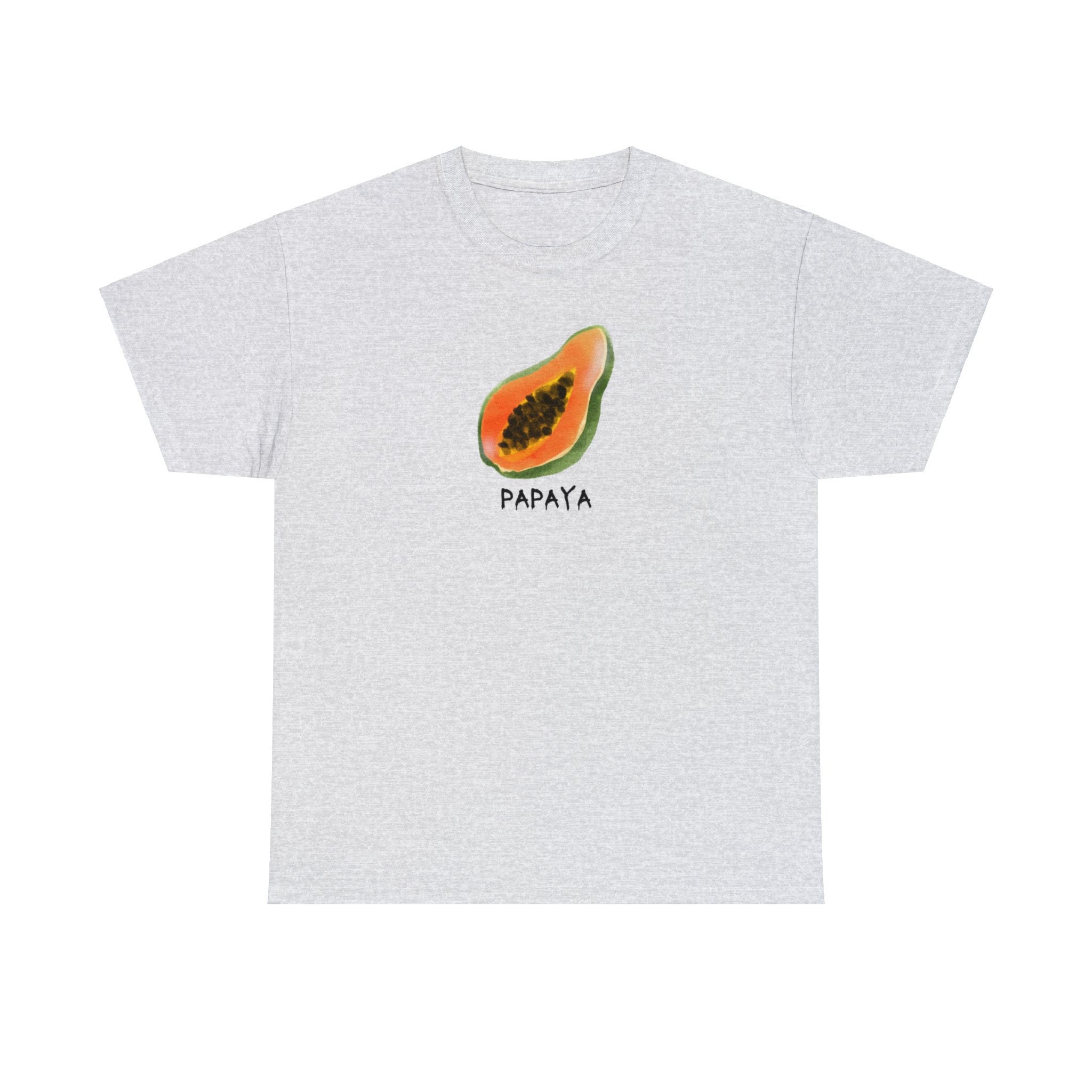 Unisex Minimalist Papaya Tee: A Fresh Splash of Style - Etsy