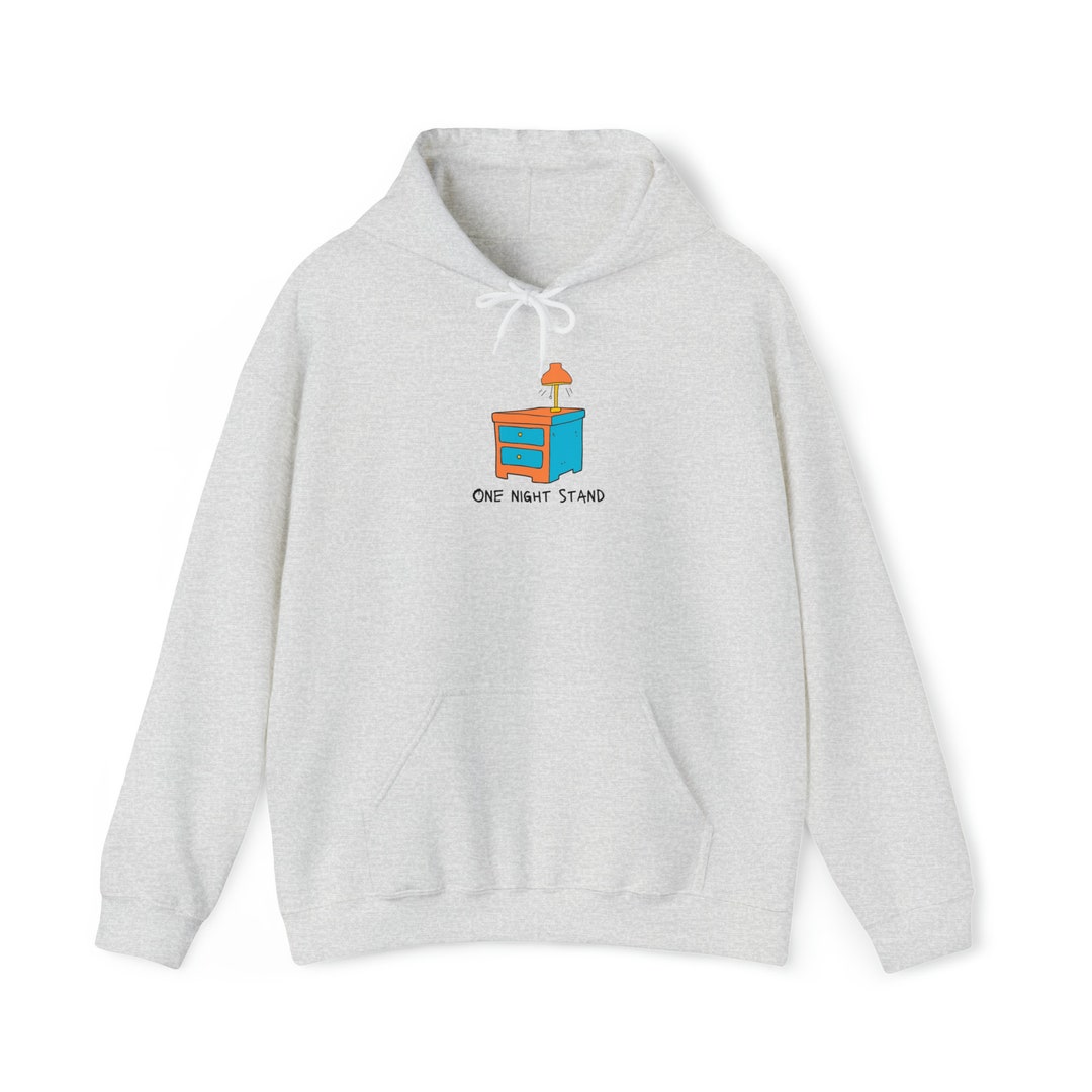 One Night Stand-hoodie: A Playful Design With a Punny Twist - Etsy
