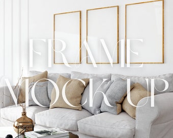 3 Frames Gallery Mockup - Etsy