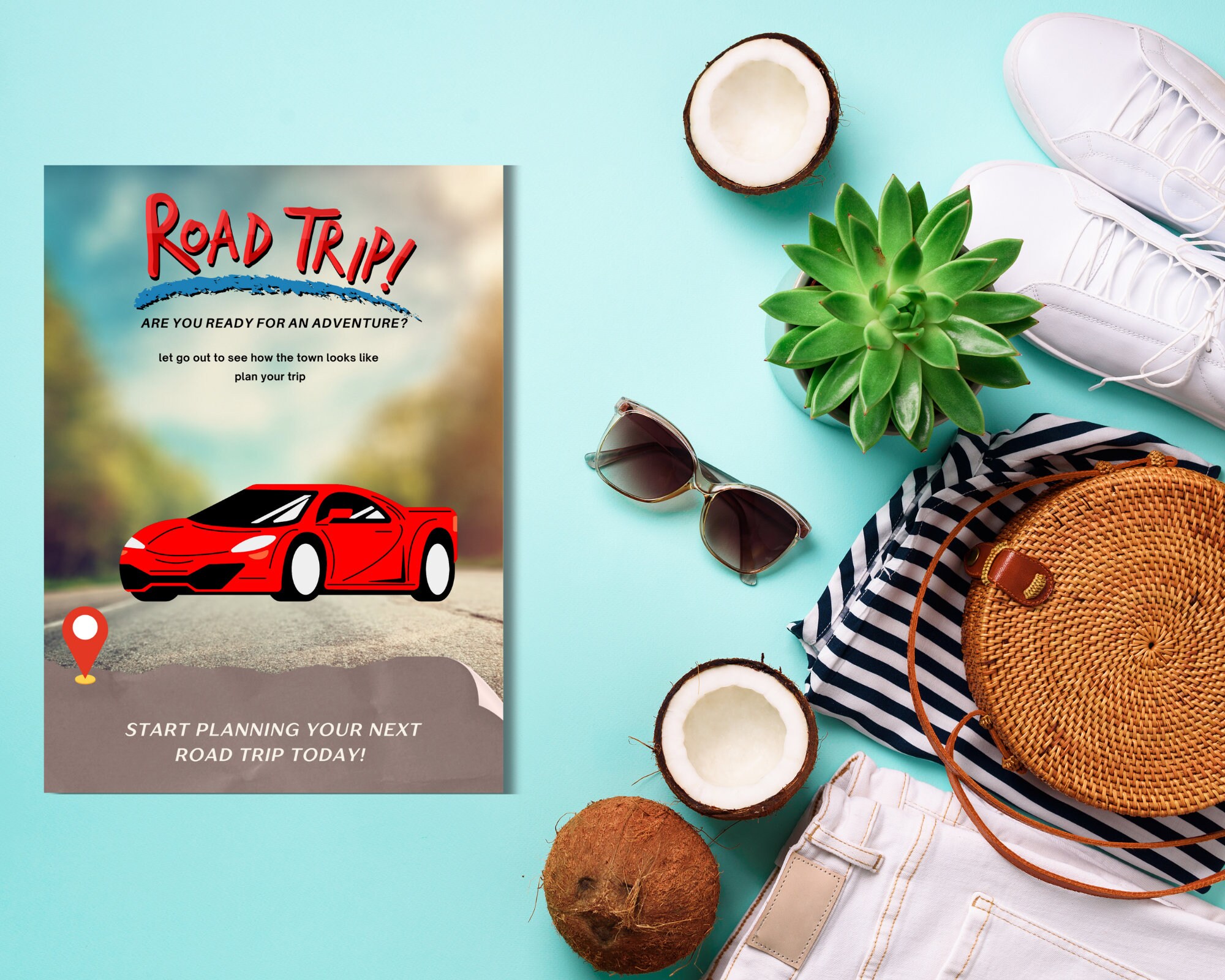 Road Trip Planner Printable, Travel Planner, Vacation Planner, Road ...