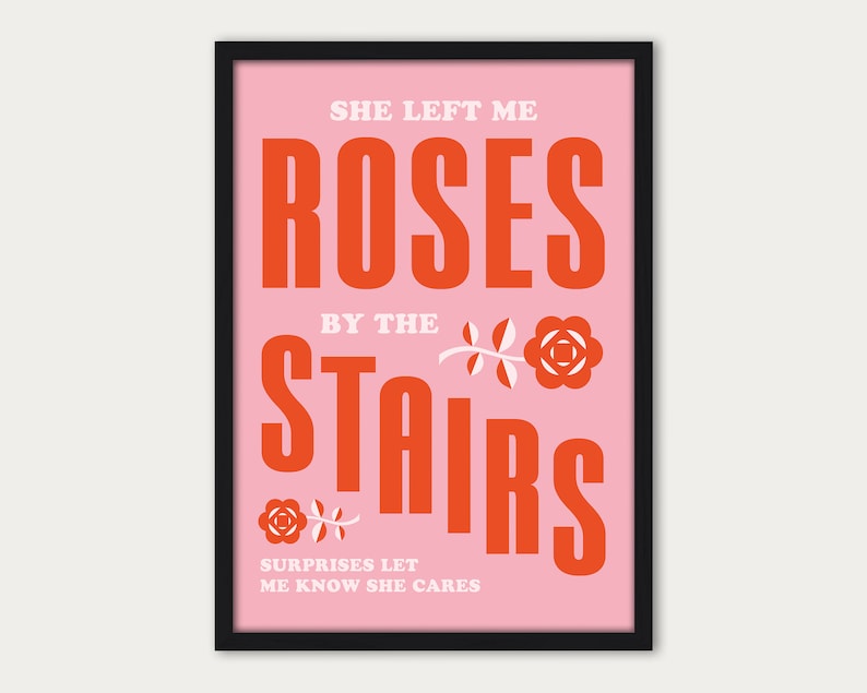 Blink 182 - All the Small Things | She Left Me Roses Lyrics Print ...