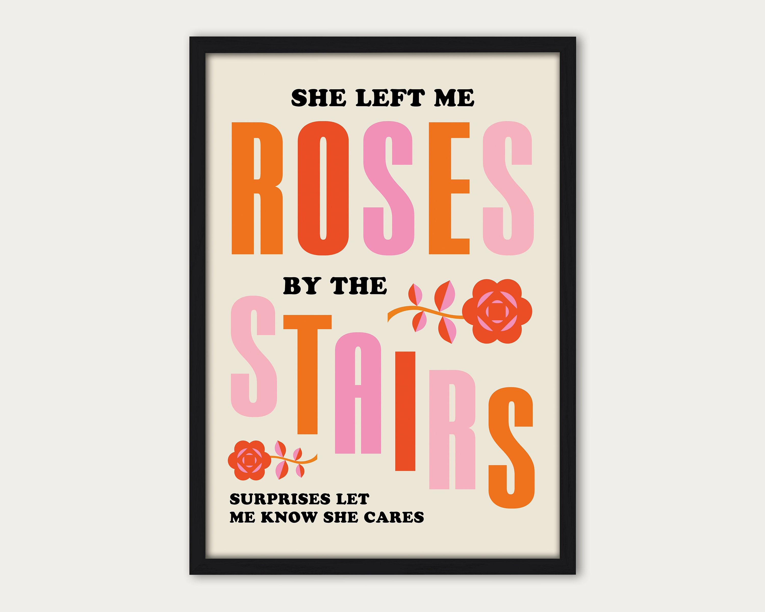 Blink 182 - All the Small Things | She Left Me Roses Lyrics Print ...