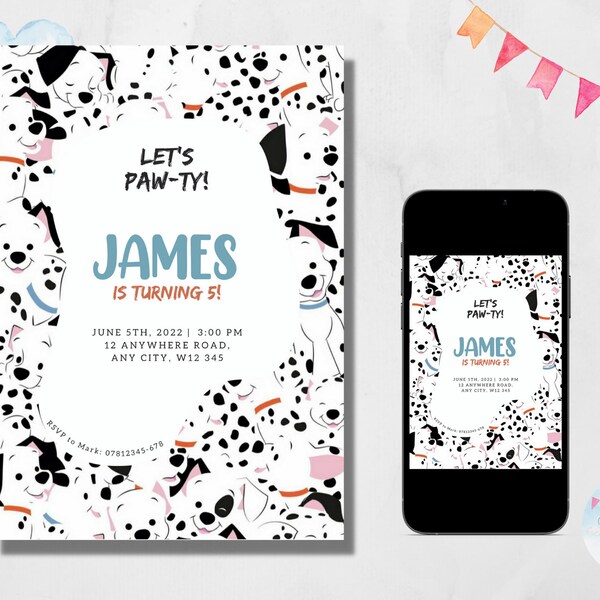 Dalmatian Party - Etsy