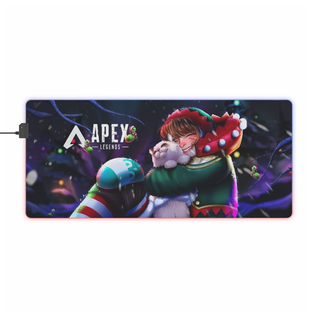 Wattson Christmas LED Gaming Mouse Pad Apex Legends