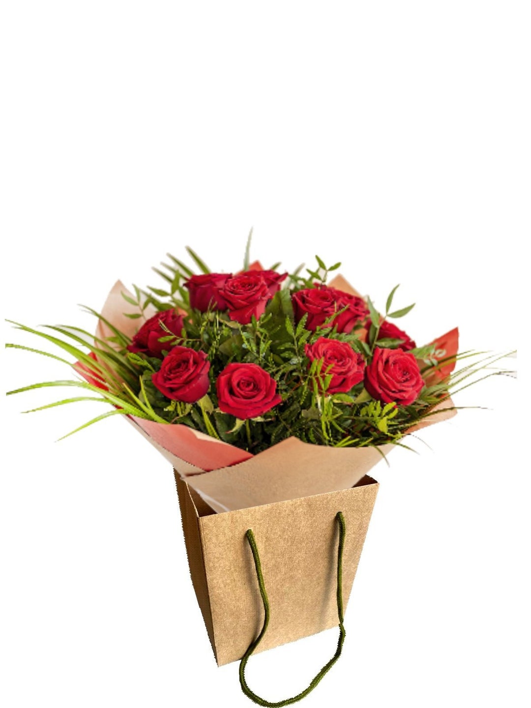 12 Red Roses Beautiful Flowers Delivery for Birthdays, Thank You, Get ...