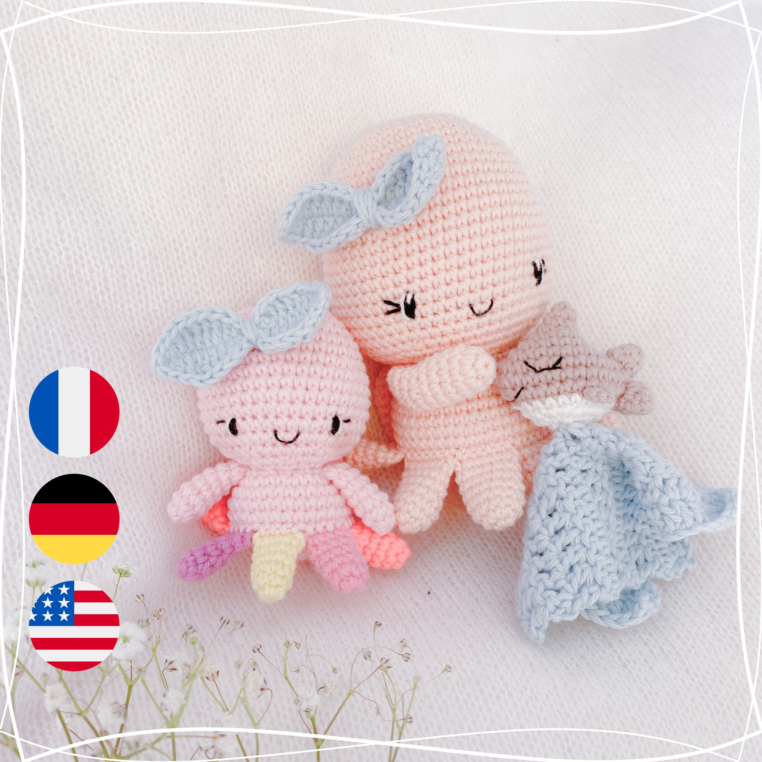 Delphine and Daphné, the Little Octopus Babies With Their Shark-blankie ...