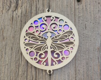 Butterfly Suncatcher Reflector Upcycled Cds Laser Cut - Etsy