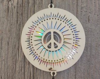 Butterfly Suncatcher Reflector Upcycled Cds Laser Cut - Etsy