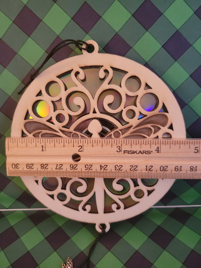 Dragonfly Suncatcher Reflector Upcycled Cds Laser Cut - Etsy