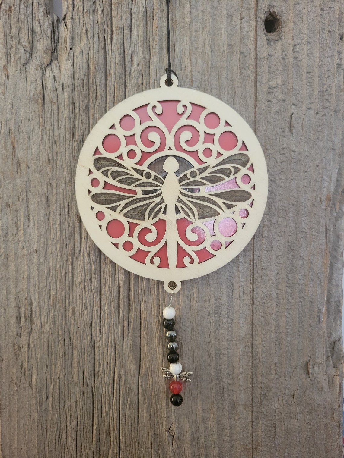 Dragonfly Suncatcher Reflector Upcycled Cds Laser Cut - Etsy