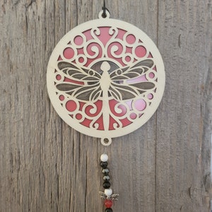 Dragonfly Suncatcher Reflector Upcycled Cds Laser Cut - Etsy