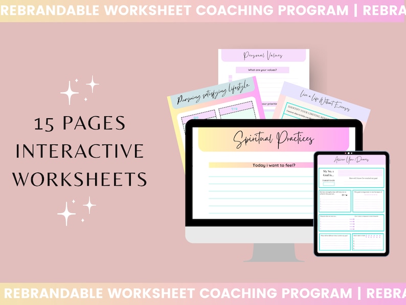 Coaching Session Worksheets, Life Coaching Tools, Coaching Worksheets ...