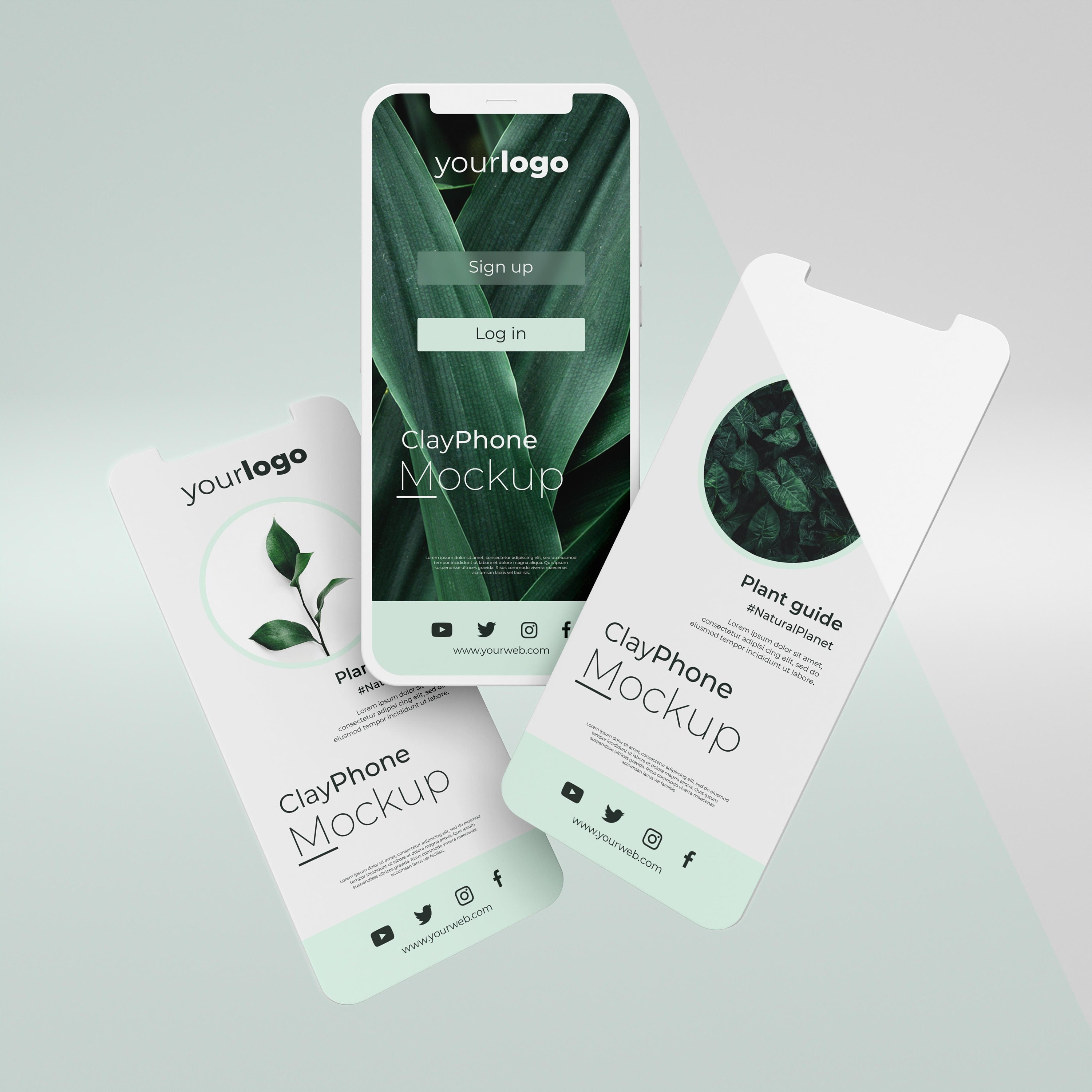 IPhone Mockup, iPhone App Interface Mockup, Interface Mockup, Device ...