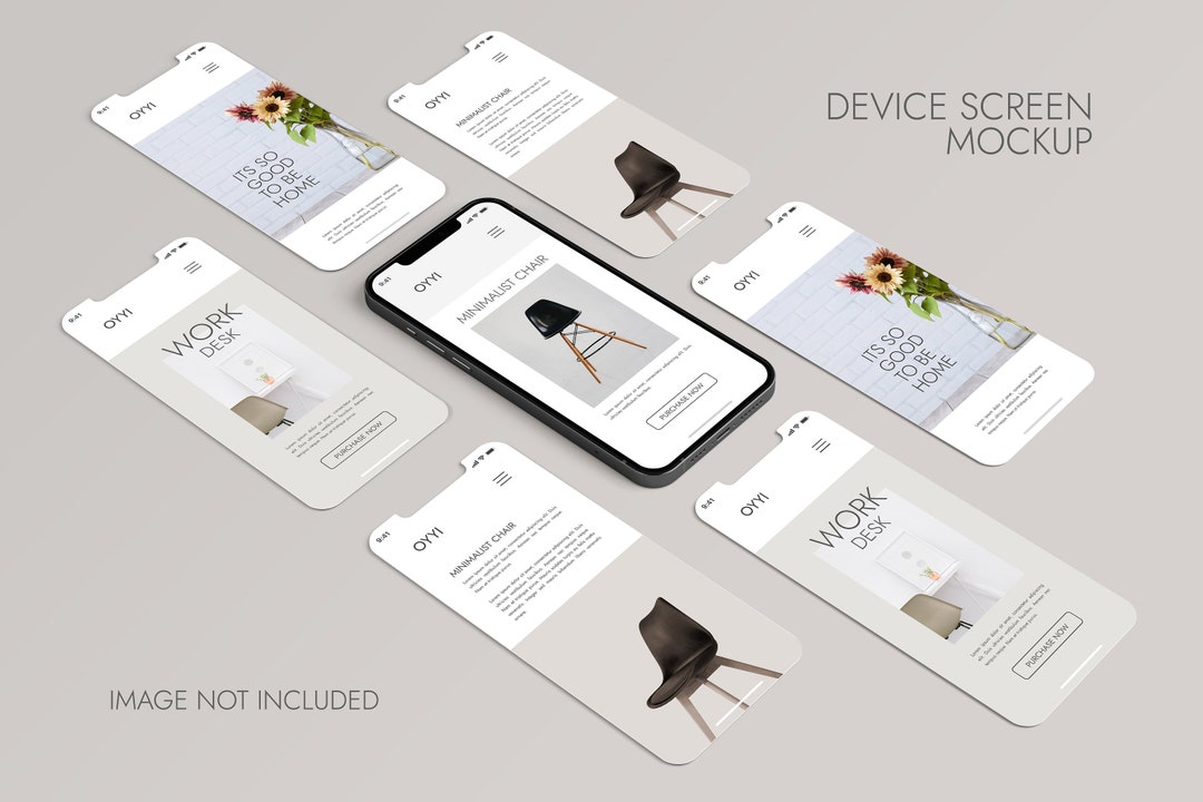 IPhone Mockup, iPhone App Interface Mockup, Interface Mockup, Device ...