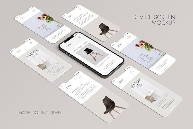 IPhone Mockup, iPhone App Interface Mockup, Interface Mockup, Device ...