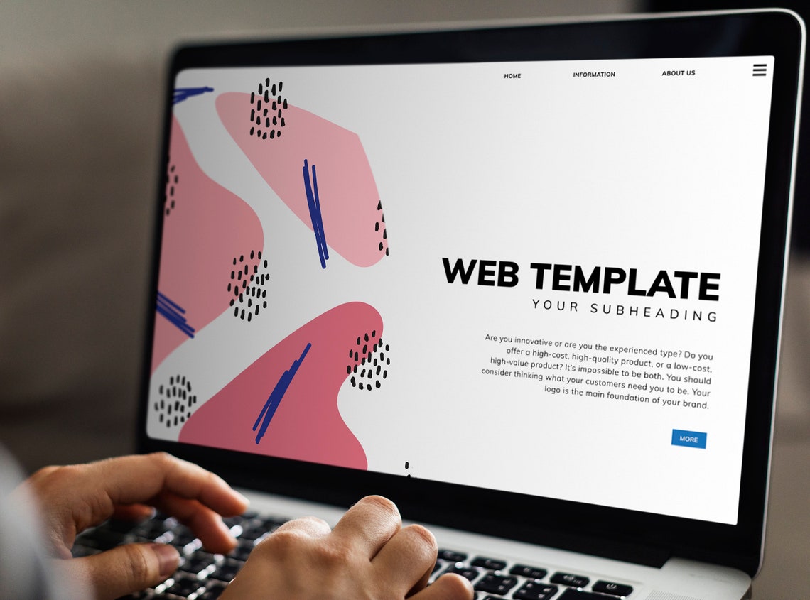 Website Landing Page, Landing Page Mockup, Minimal Mockup, Website ...
