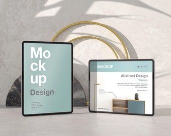 IPad Pro Mockup, Tablet Mockup Flat Lay, Mock up Photos, Screen Mockup ...
