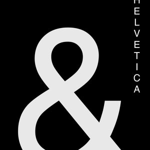 Helvetica Typeface Poster (unframed) - Etsy