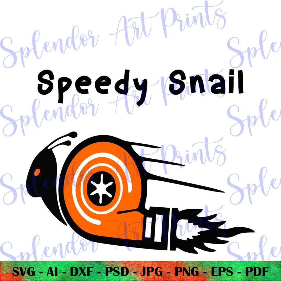 SPEEDY SNAIL SVG Animal Svg Car Svg File for Cricut Car - Etsy