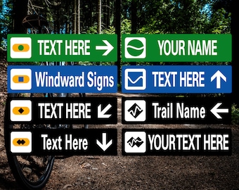 Mountain Biking Sign