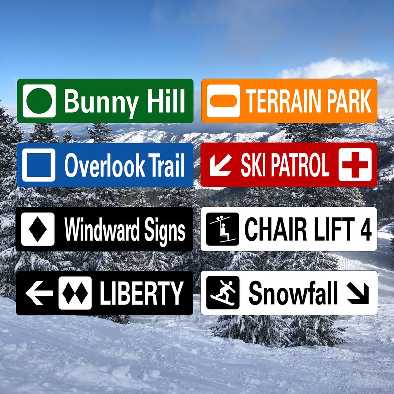 Ski Sign - Etsy