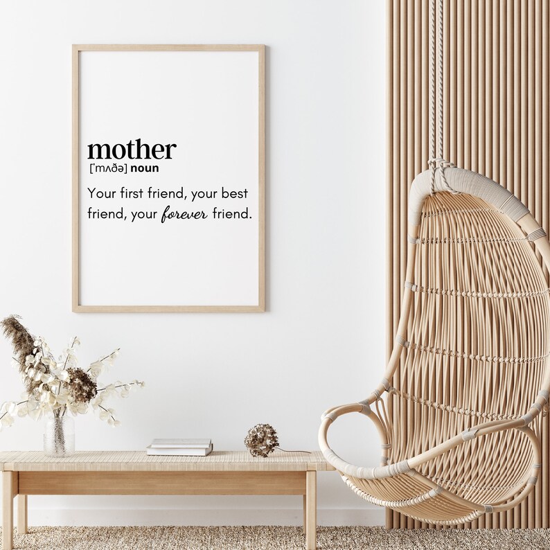 Mother Definition SVG PNG & Cut Files for Cricut, Birthday Sign for Mom ...