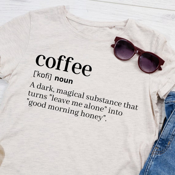 COFFEE Definition Svg & Cut Files for Crafters Digital | Etsy