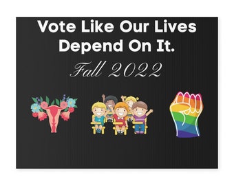 Pro Lgbtq Yard Sign - Etsy