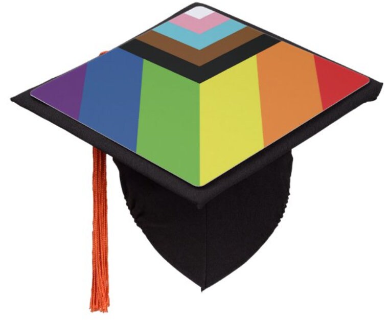 Graduation Cap Topper Pride - Etsy