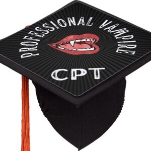Graduation Cap Topper - Vampire - Etsy