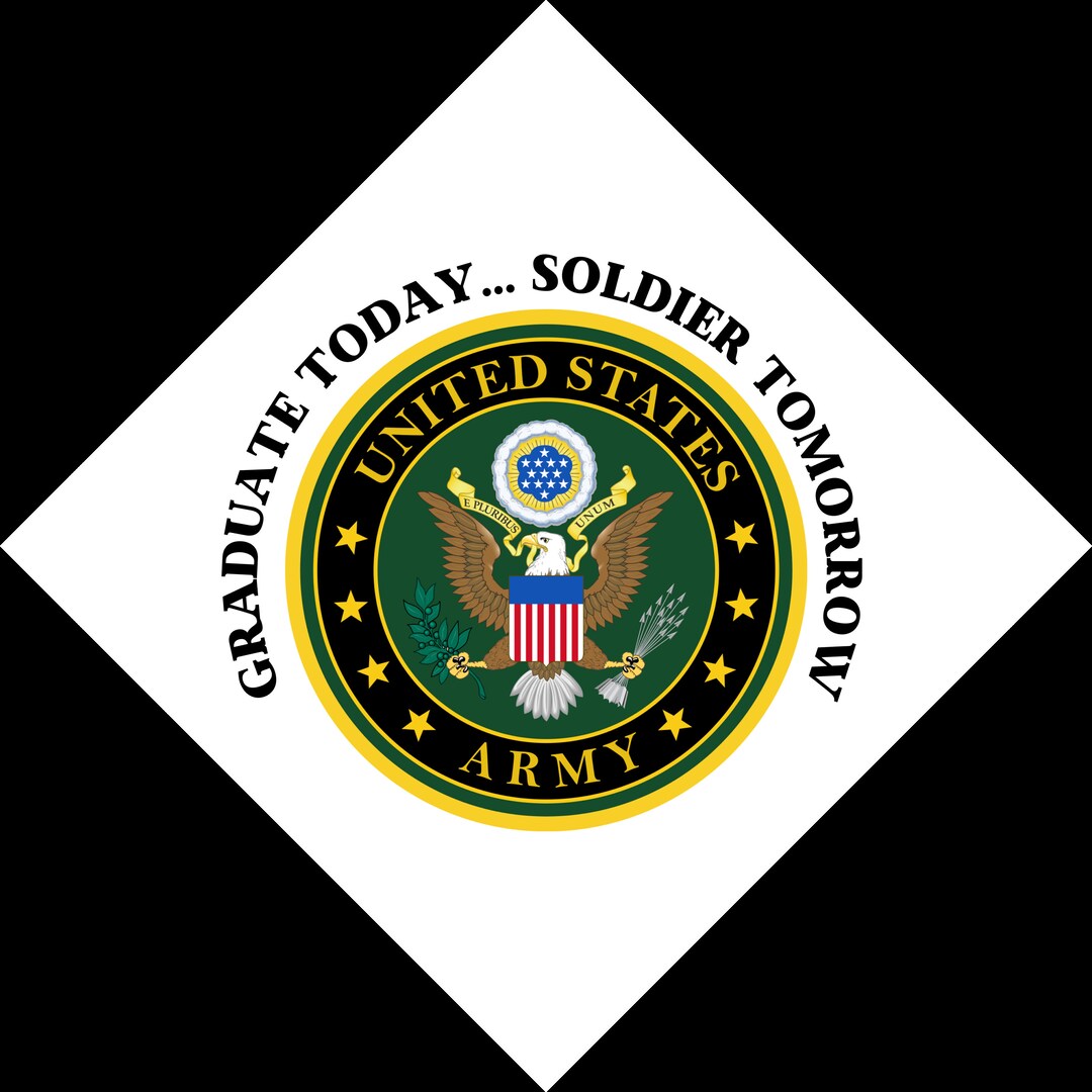 Graduation Cap Topper - Army - Etsy