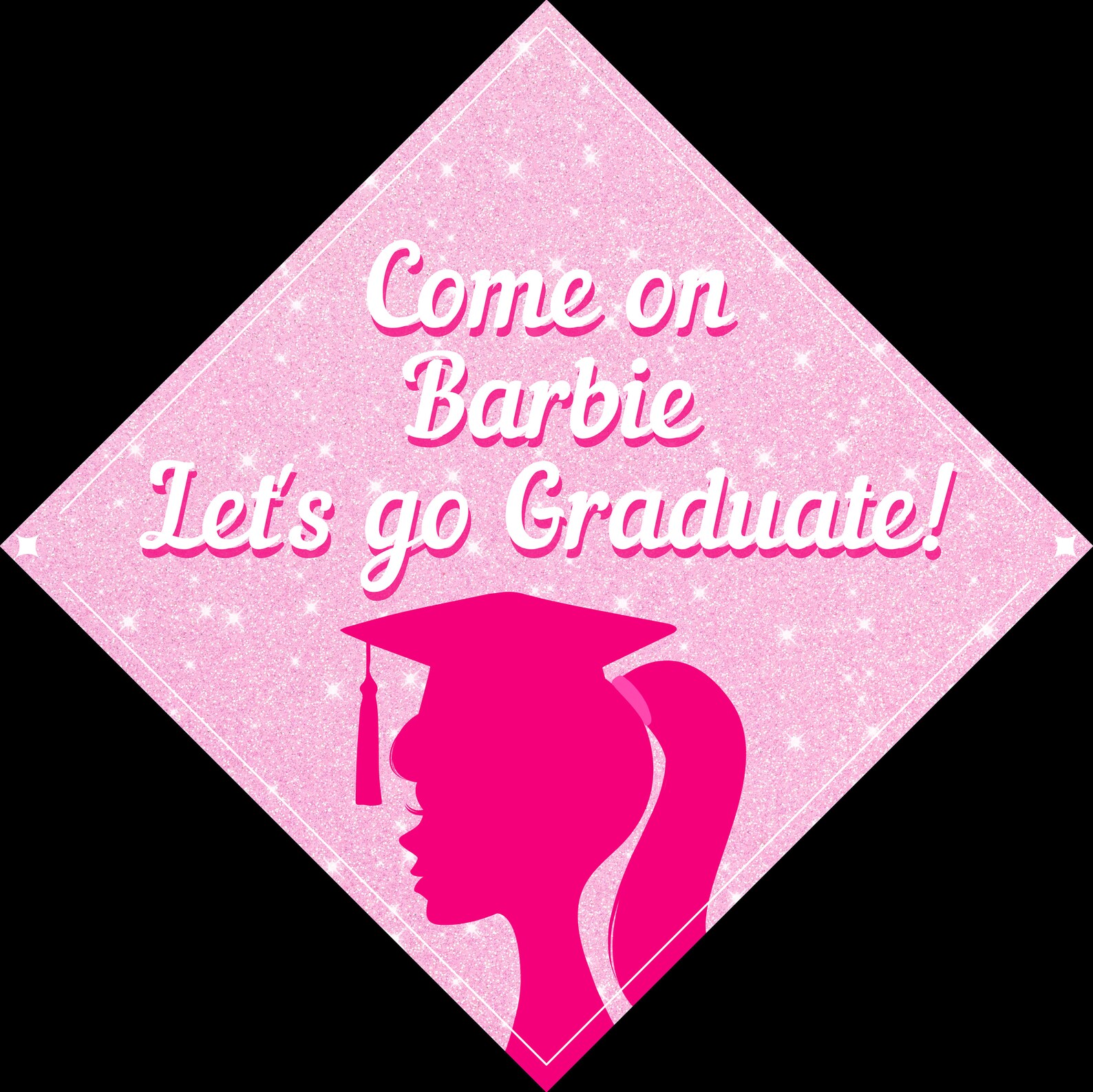 Graduation Cap Topper - Barbie - Etsy